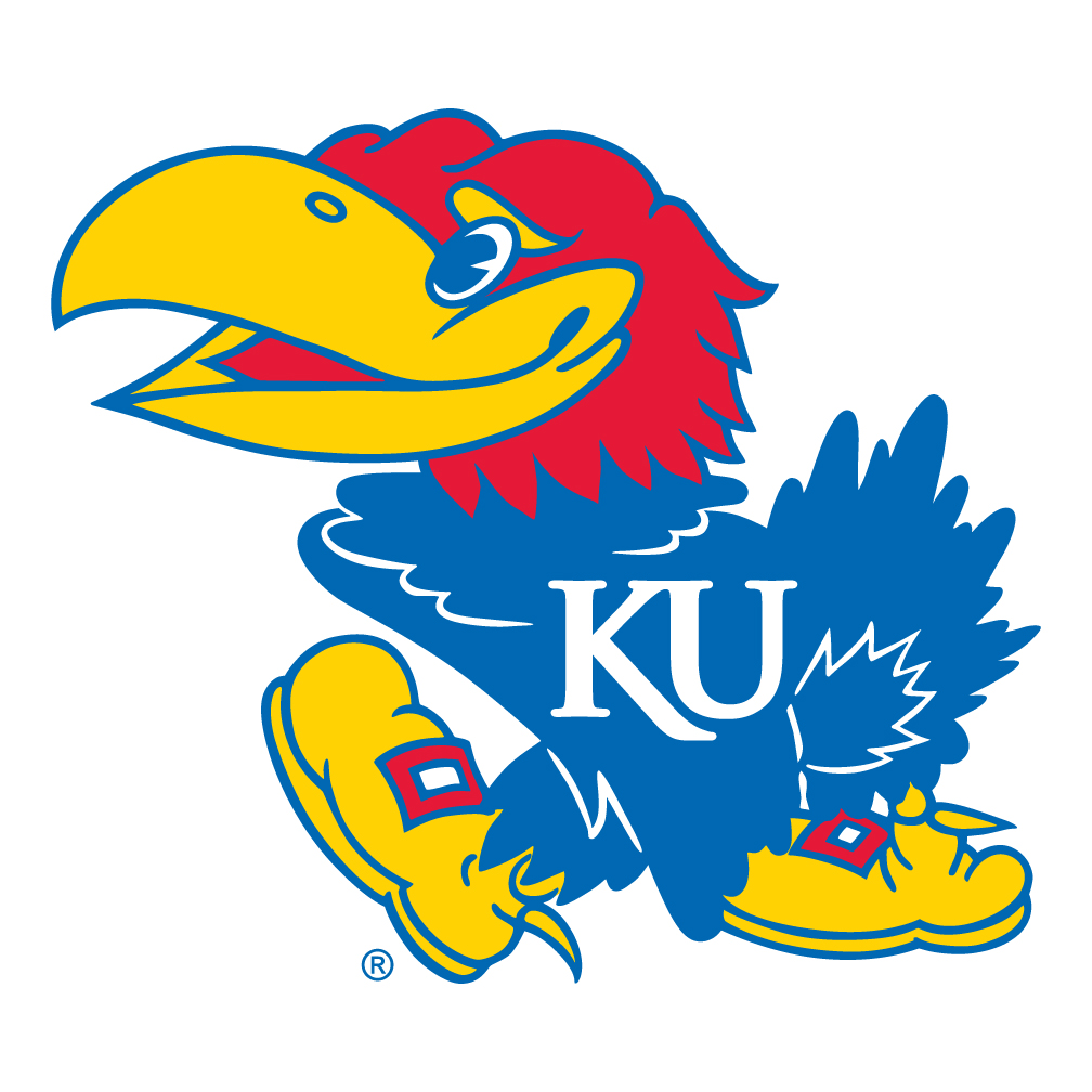 University of Kansas Spare Tire Cover with Jayhawks logo