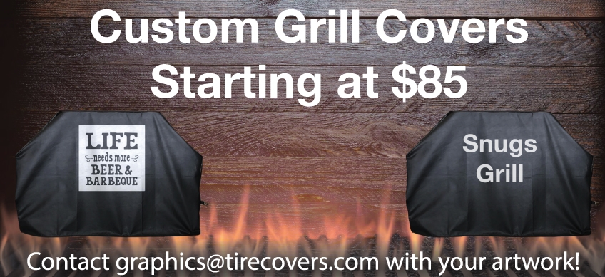 Custom Grill Cover | Logo Grill Cover | American Made Grill Cover